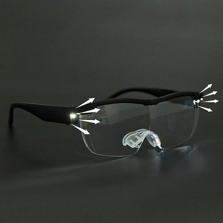 Magnifying Eyeglasses With Light
