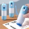 2-in-1 Thermal Paper Privacy Eraser Pen with Mini Box Cutter for Labels ...