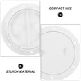 YUYUETIME Marine Hatch Cover White ABS Round Boat Deck Plate for Yacht ...