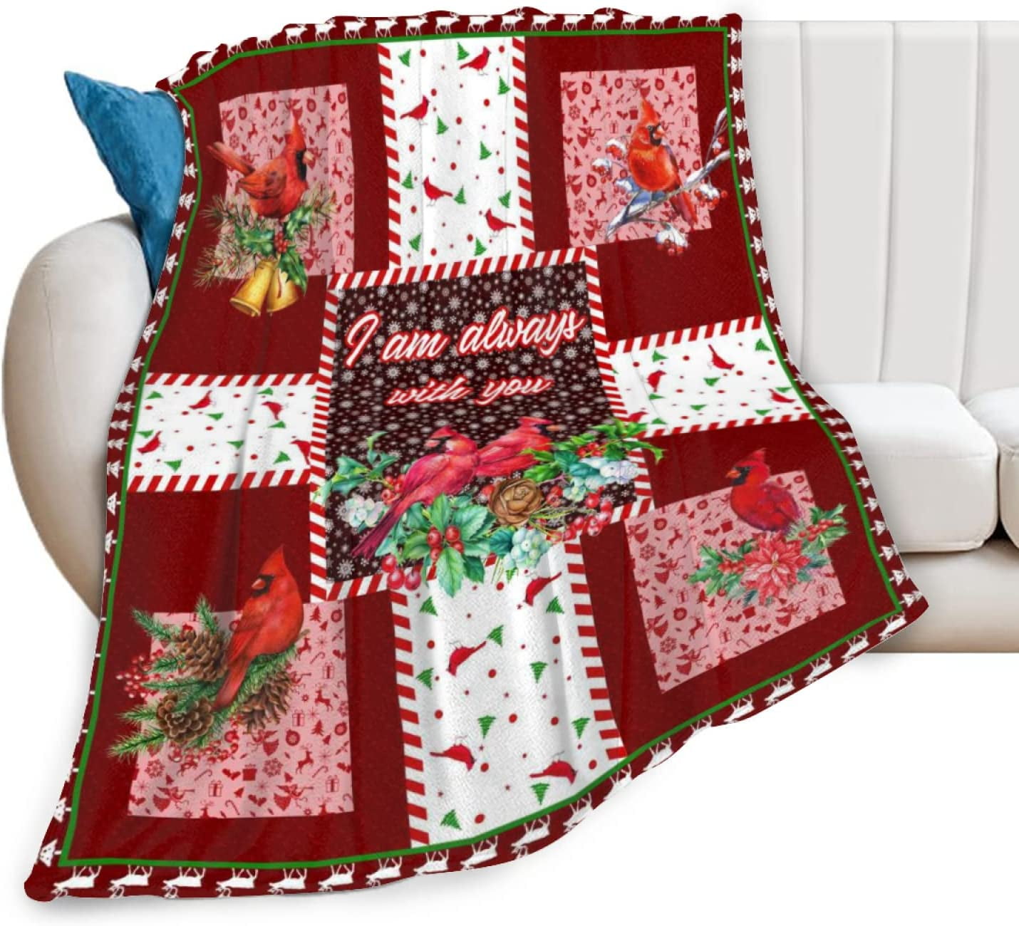 Cardinal Blanket I Am Always with You with Cardinals Blanket for Men ...
