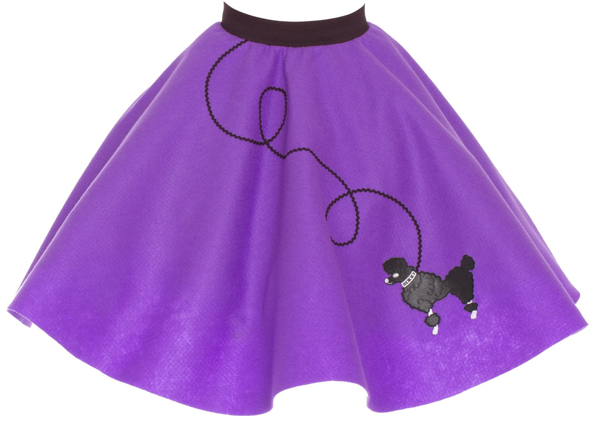 4-6 yrs Small Child - 50's Poodle Skirt - Purple - Walmart.com