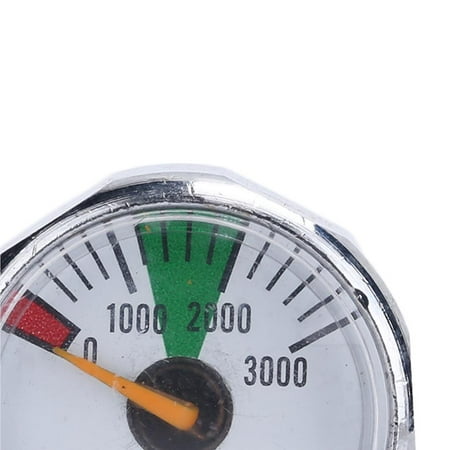 1/8NPT Micro Mini Gauge Manometer for Gauge 3000psi Paintball PCP ...