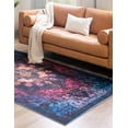 Rugs.com Francesca Collection Washable Rug – 10' x 13' Multi Black ...