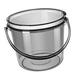 Water Bucket with Lid Water Pail Small Transparent Portable Fishing ...