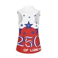HUIACONG Workout Tank Tops with Patriotic Star Pattern, Sleeveless ...