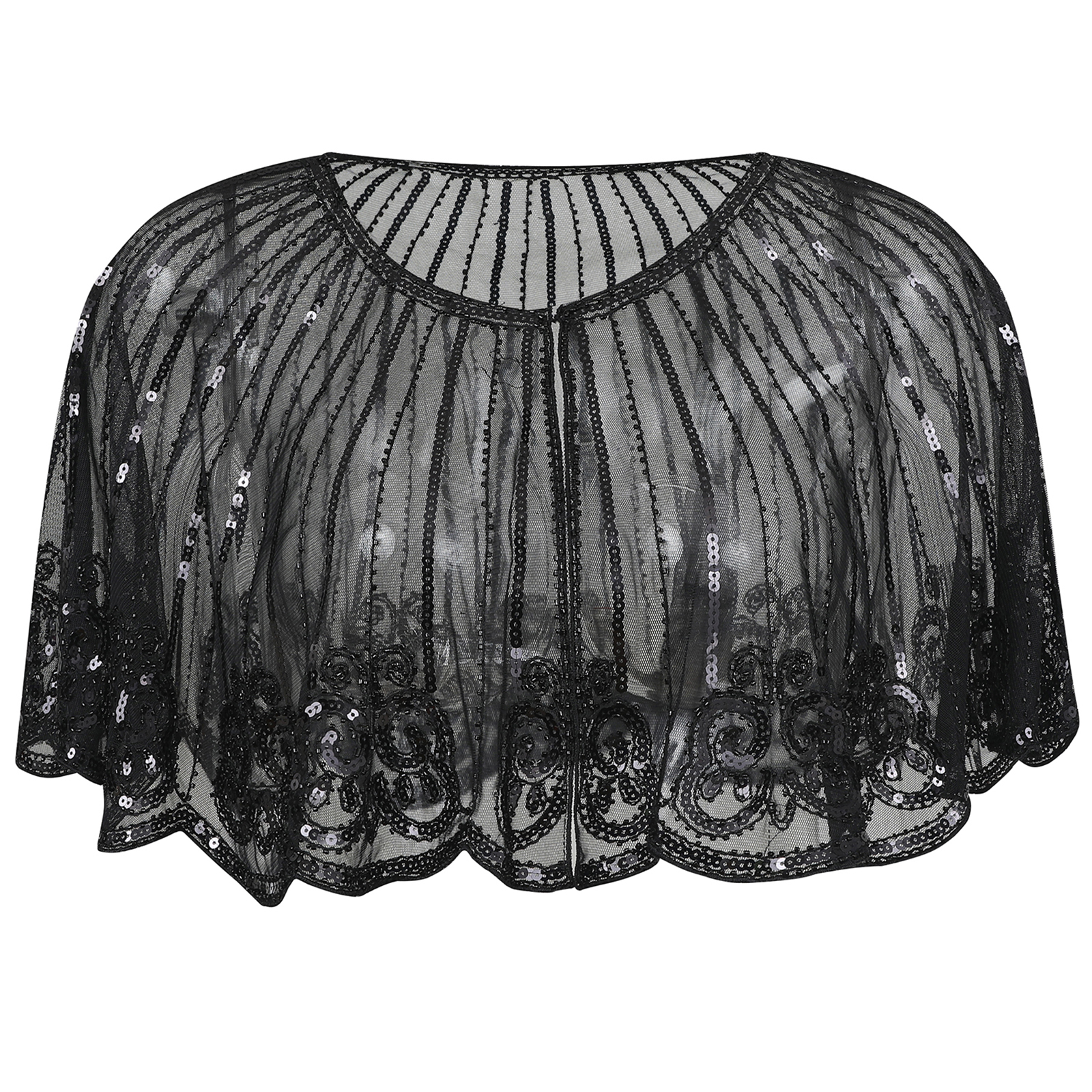 Shrug Capelet Bolero Accessory for Vintage 1930's Roaring 20s Gala ...