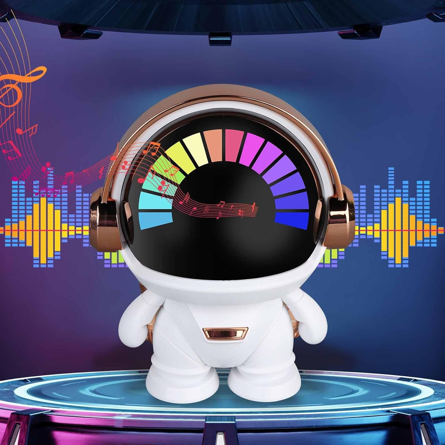 Compact Astronaut Smart Bluetooth Speaker,A Mini Subwoofer that Defies ...