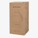 Navaris Stainless Steel Water Bottle - Single-Walled 75oz (2.2L) Big ...