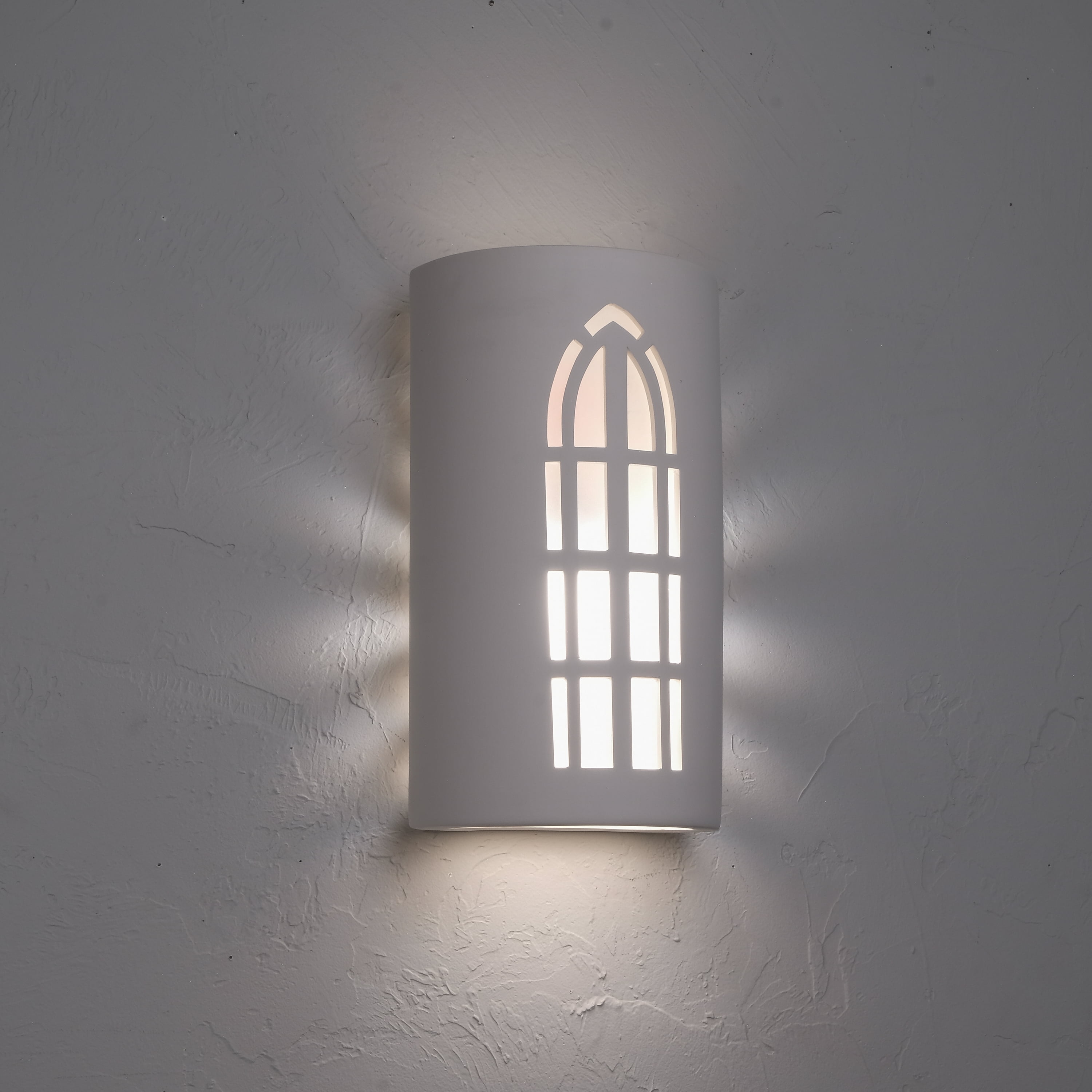 Luxury Lighting, Vestry 13" Ceramic Outdoor Wall Mount Light, Paintable ...
