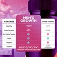 Men's Growth Advanced Formula Pills All Natural Vitamin Supplement Men ...