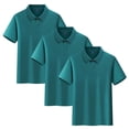 BFHHYA Teens 3-Pack School Uniform Blouse Button Down Collar Short ...