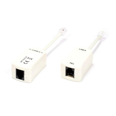 THE CIMPLE CO - DSL Phone Line Filter - 1 Pack - Ivory - Reduce Digital ...