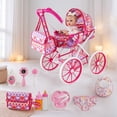 RSG 10 Pcs Baby Doll Stroller Set with Feeding Doll Accessories, Toys ...