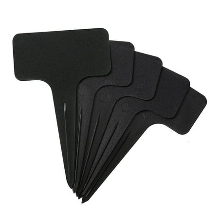 100pcs/bundle Plant Labels T-shape Garden Flower Markers Plastic ...