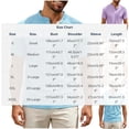 Ceisia Men's Big & Tall Solid Color Casual Waffle Short Sleeve Button ...