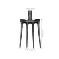 HONITANO Landscaping 1Pack Silver Steel Pitch Fork Replacement Head for ...