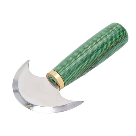 Leather Skiving Round Knife, Steel Material Double Sided Blade Green ...