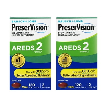 (3 pack) PreserVision AREDS 2 Formula + Multivitamin, Eye Vitamin and Mineral Supplement with ...