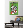 Minecraft - Wolf Wall Poster with Wooden Magnetic Frame, 22.375" x 34 ...