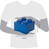 LEGO Storage Brick 4, Bright Blue - Walmart.com