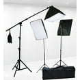 UBesGoo Portable Video Lighting Kit with Softbox, Light Stands, Carry ...