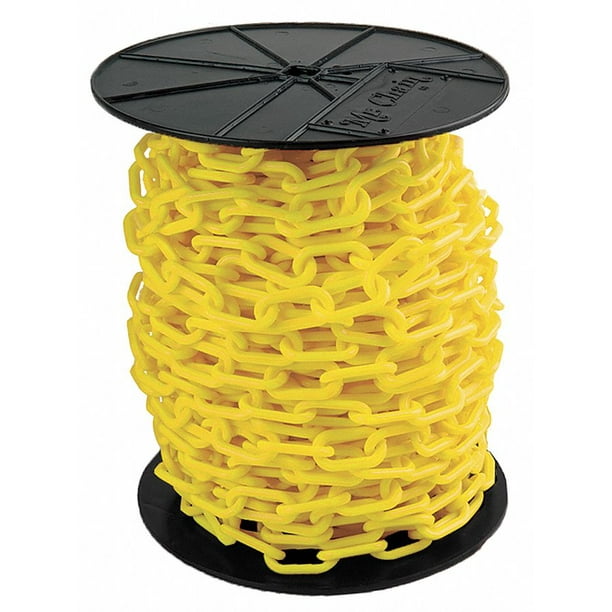 Mr. Chain Plastic Chain,1-1/2In x 200 ft.,Yellow 30102 - Walmart.com