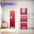 Sapital Metal Storage Locker with Lock 1 Door Steel School Gym Office ...