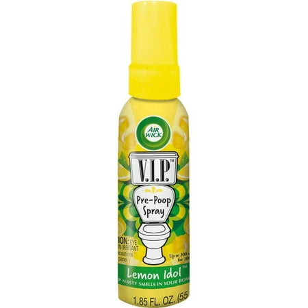 Air Wick VIPOO Toilet Perfume Spray, Lemon Idol, 55 ml, Pre-Poop Spray ...