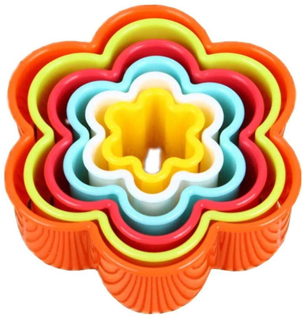 5pcs / set Square Cookie Cutters Multi-size Plastic Cake Fondant ...