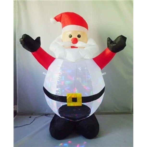 Santas Forest Inflatable Christmas Santa, 4 ft H - Walmart.com