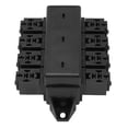 BIMZUC 20 Slots Blade Fuse Holder PC Flame Retardant Strong 8 Way Relay ...