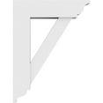 5"W x 18"D x 24"H Standard Traditional Architectural Grade PVC Bracket ...