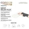 Copper Fit® Health Wrist Relief Plus Support | Carpal Tunnel | One Size ...