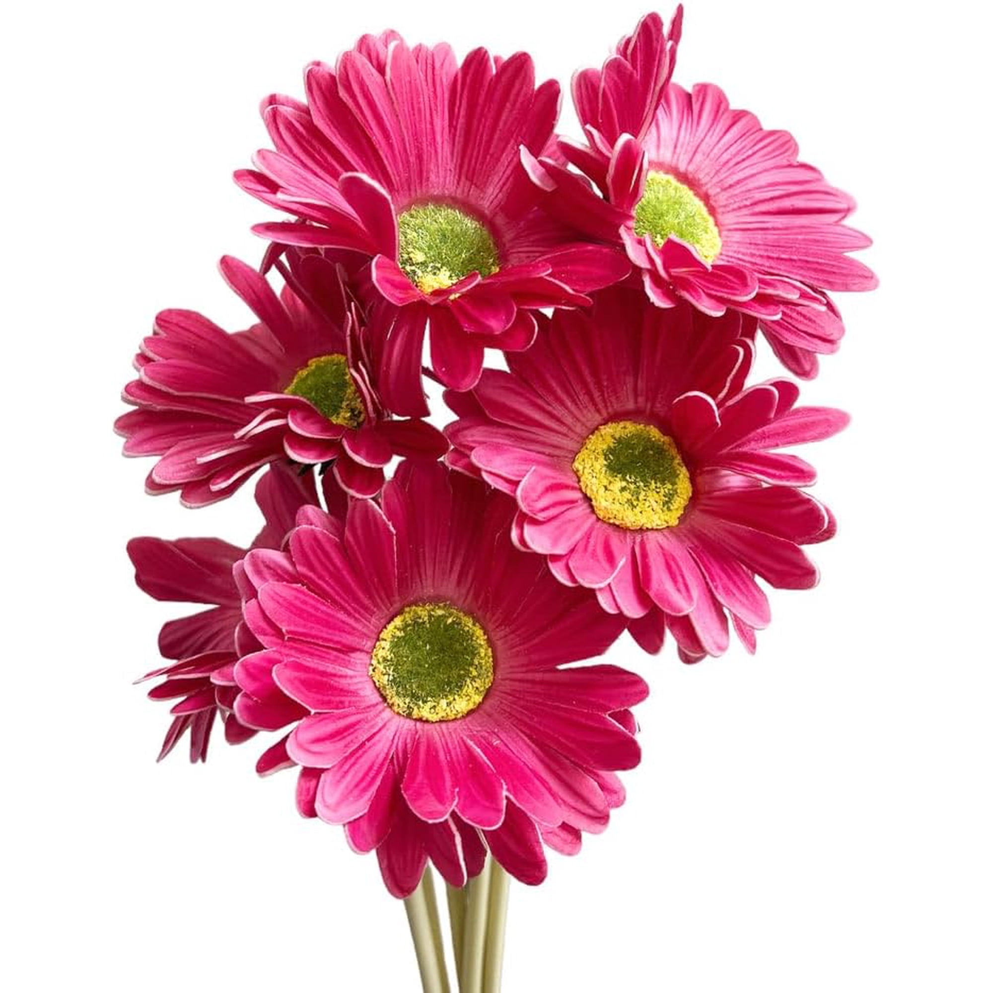 Click here for Generic Artificial Gerbera Daisy Stems 6 Pcs 15 In... prices