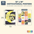 10 Pack Motivational Poster for Teens, Inspirational Positive Quotes ...