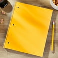 Pen + Gear Wide Ruled Poly 1-Subject Notebook with Inside Pockets, 9" x ...