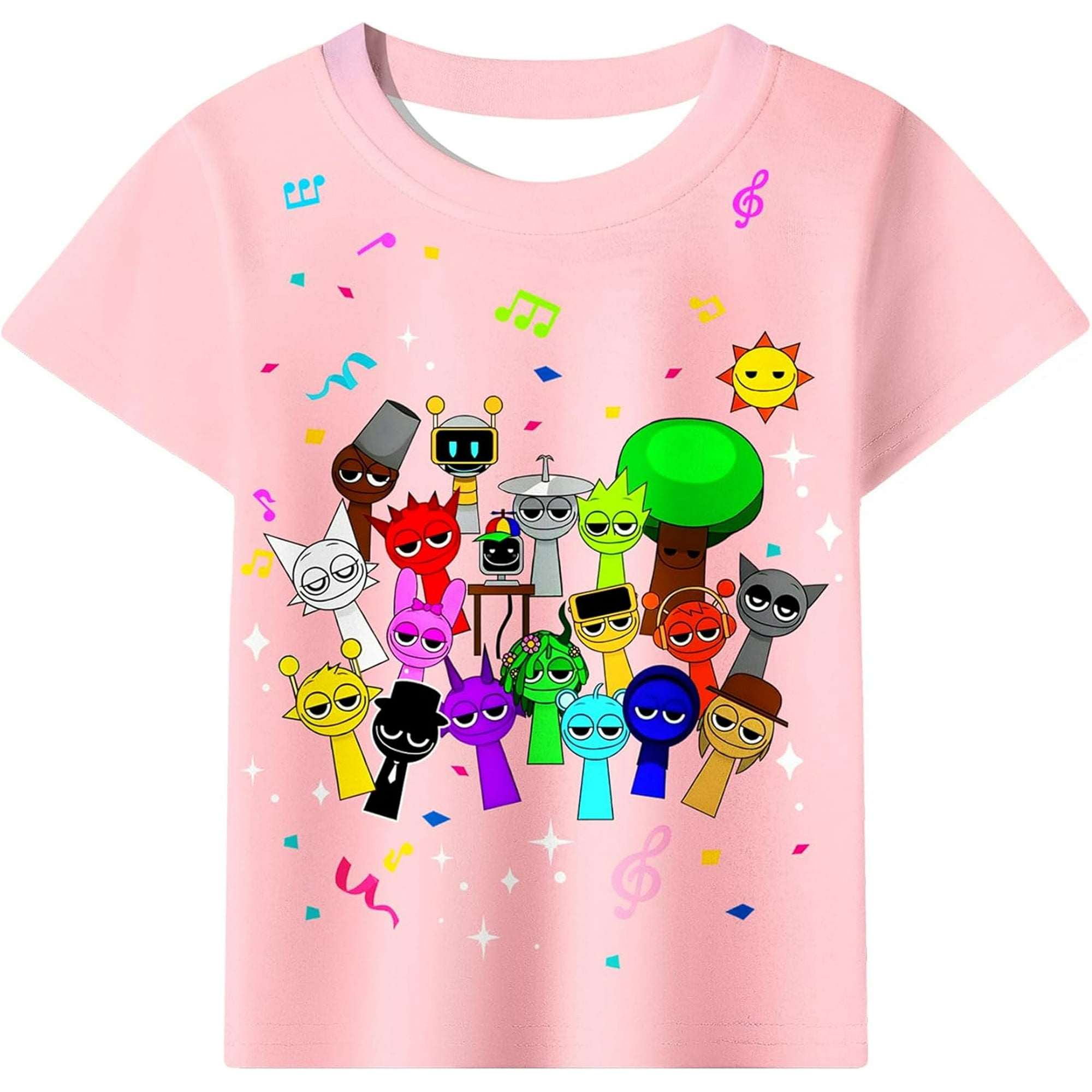 Click here for Sprunki Boys Girls Novelty T Shirts Graphic Tees F... prices