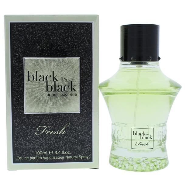 Nuparfums Aerosol EDP Black is Black Fresh 3.4 oz | Walmart en línea