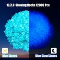 12000 PCS Glow in The Dark Rocks – Plastic Resin Glow Rocks for ...