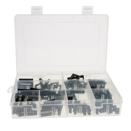 100 Pieces Integrated Circuit IC Pin Header Connector Socket Assortment ...