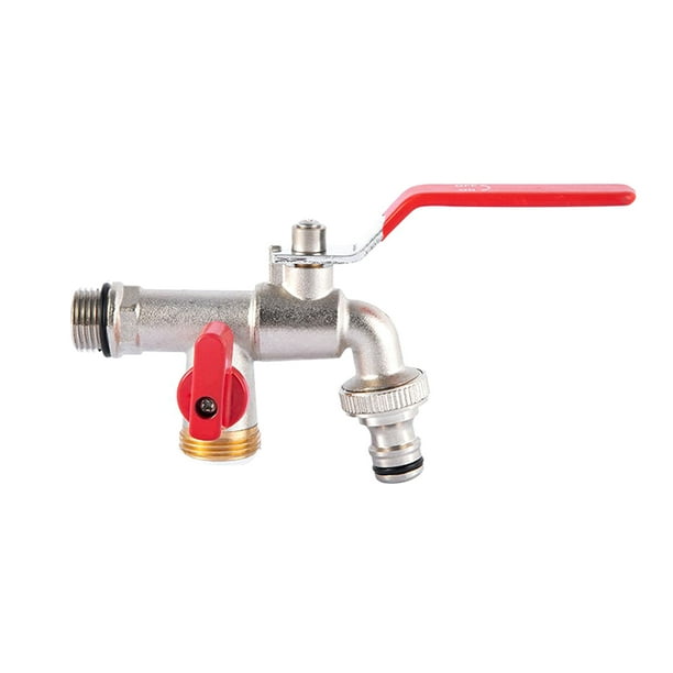 Generic 1 Inch Garden Lever Tap with Thicken Outlet Valve Detachable ...