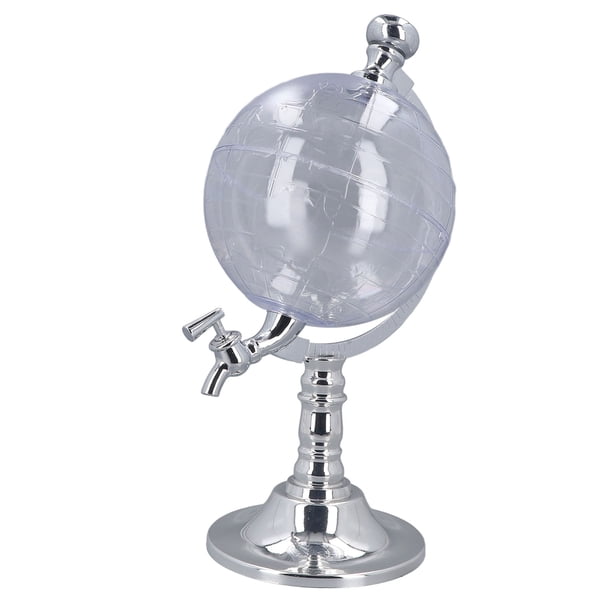 Globe Style Liquor Dispenser, Decorative Globe Dispenser Round Base ...
