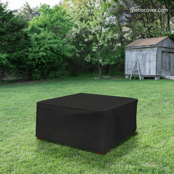 Medium Square Outdoor Side Table or Ottoman Cover - Outdoor Square ...