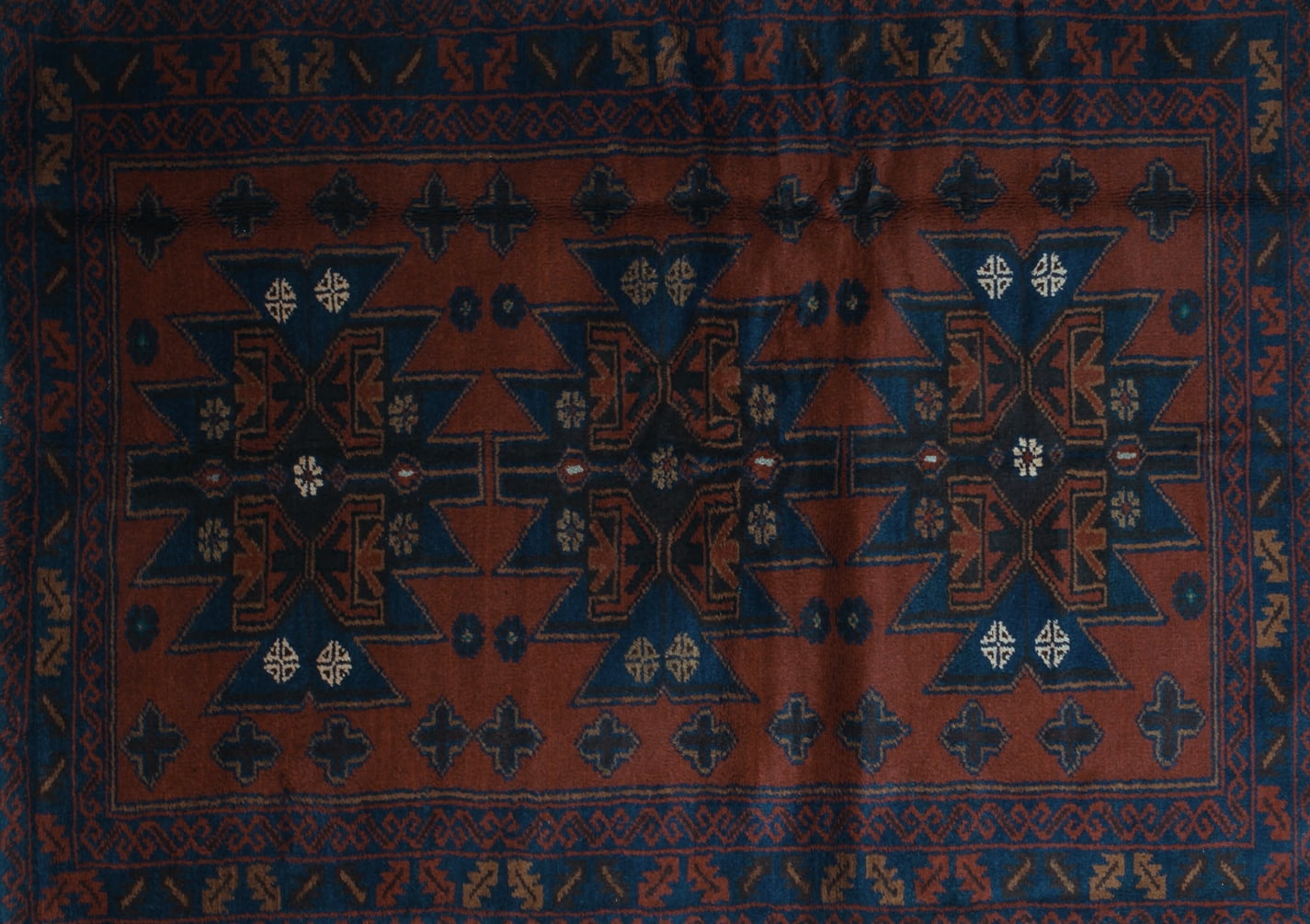 Ahgly Company Indoor Rectangle Abstract Light Blue Contemporary Area ...