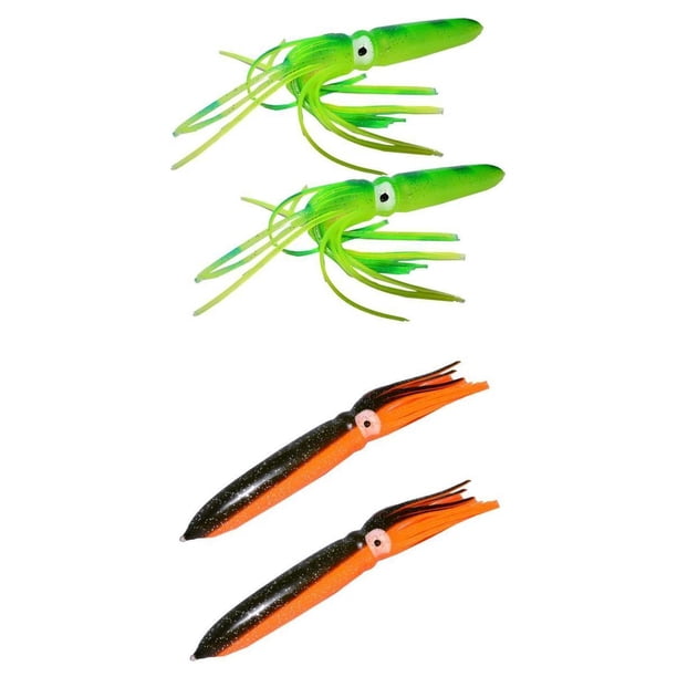 Skirt ,Soft Squid Fishing s,Trolling Head Crank,Lifelike Big Game ...