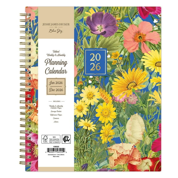 Blue Sky Weekly Planner Pad 300g Cardboard, Non-Dated Weekly Safety ...
