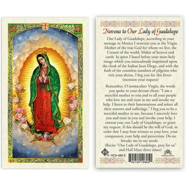 Prayer to Our Lady of Guadalupe Magnificat Laminated Prayer Cards - Pack of 25- English ...