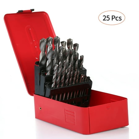 25pcs/set 1.0-13mm Drill Bit Set Good Quality HSS Drill Bit Set High ...