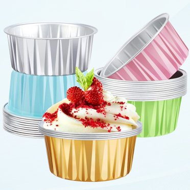 Joernso 30Pcs Cupcake Liners Non-stick Disposable Oil-proof Paper Anti ...