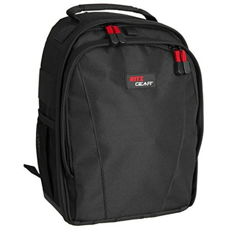 Ritz Gear™ PHOTO BACKPACK Holds a DSLR with a lens attached, 3-4 lenses ...